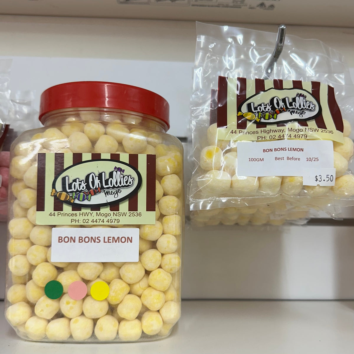 Bon Bons Lemon – Lots of Lollies Mogo