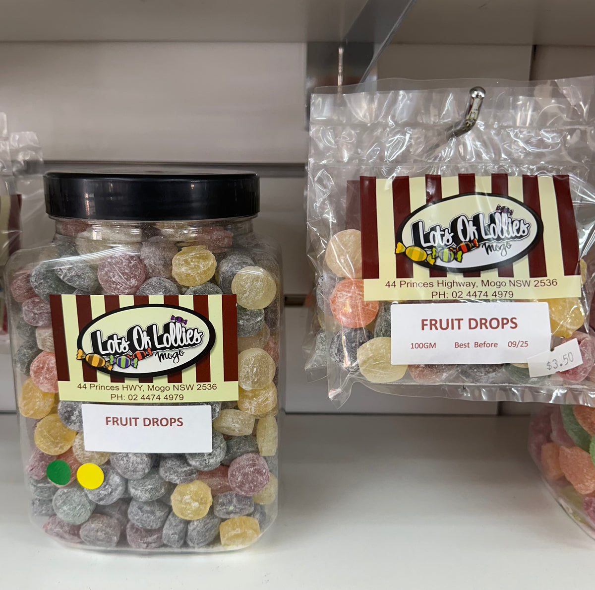 Fruit Drops – Lots of Lollies Mogo