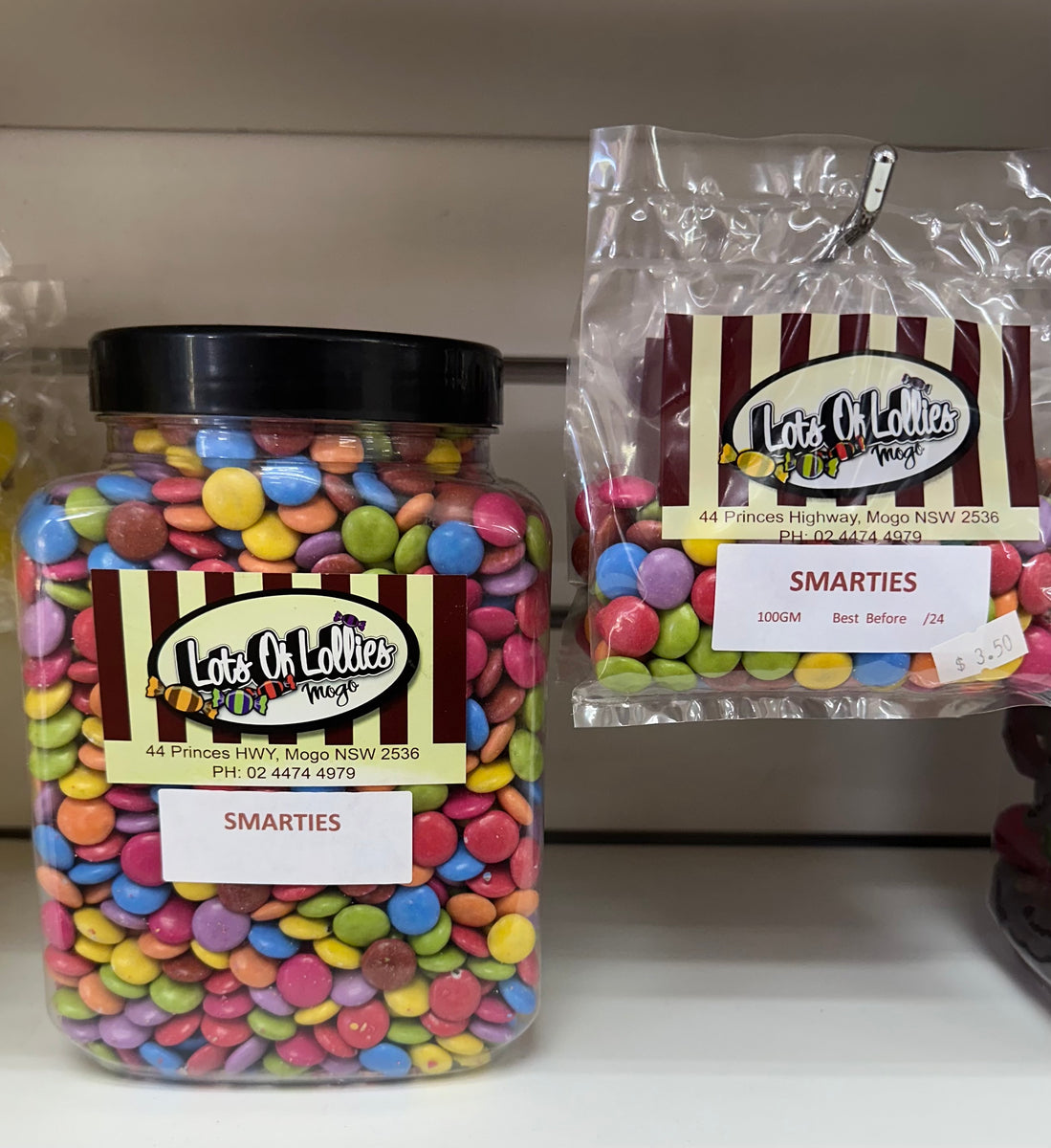 Smarties – Lots of Lollies Mogo